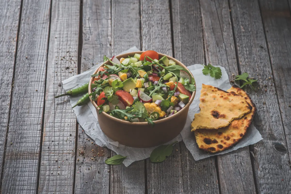 Spicy Veg salad |Bombay Express